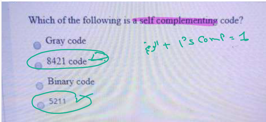 Solved explain please Which of the following is a self | Chegg.com