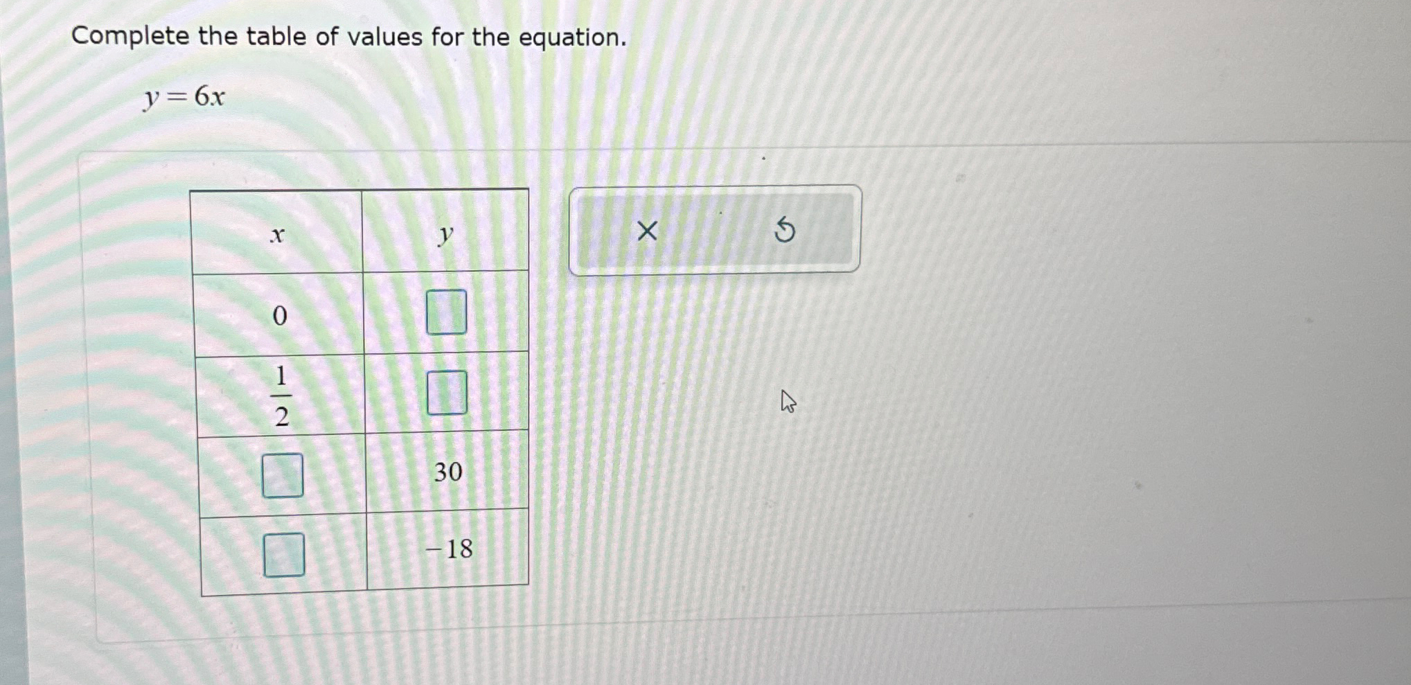 Solved 33.complete the table of values for the | Chegg.com