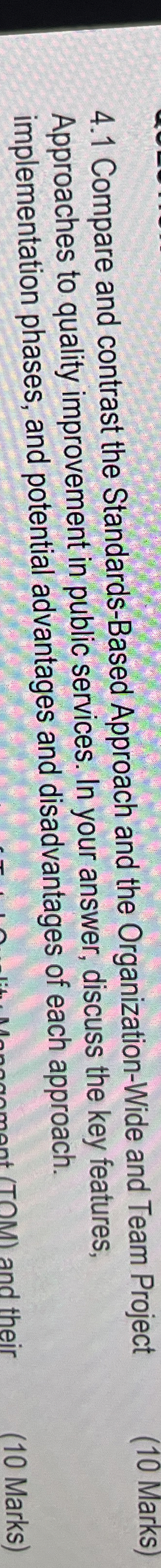 Solved 4.1 ﻿Compare and contrast the Standards-Based | Chegg.com