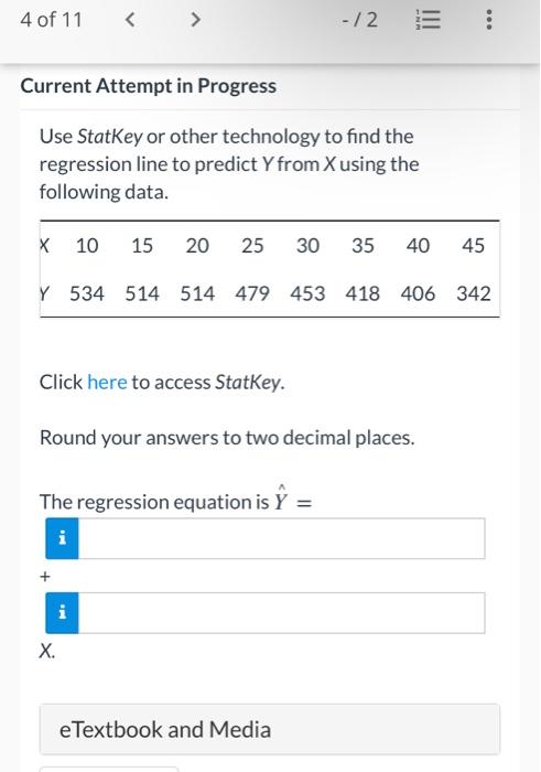 Solved 4 of 11 - 12 Current Attempt in Progress Use | Chegg.com