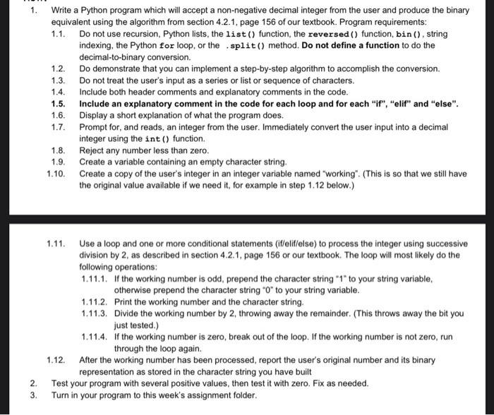 Solved 1. Write a Python program which will accept a | Chegg.com