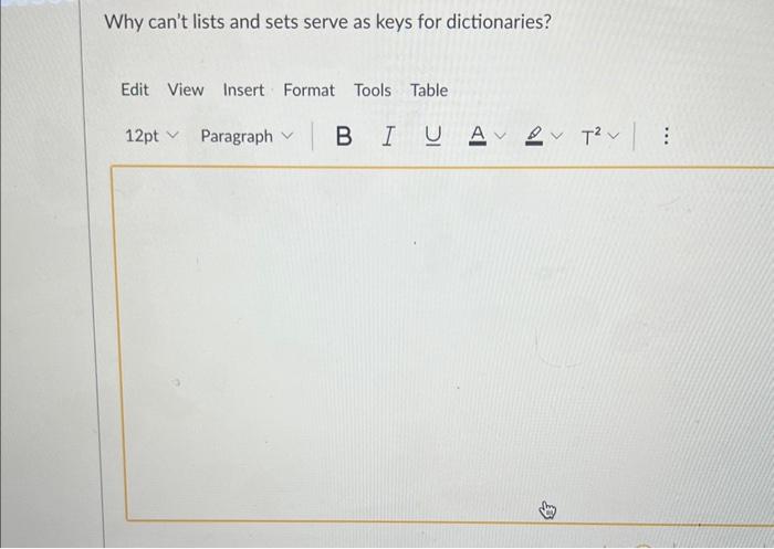 Solved Create a dictionary called dogs for the following | Chegg.com