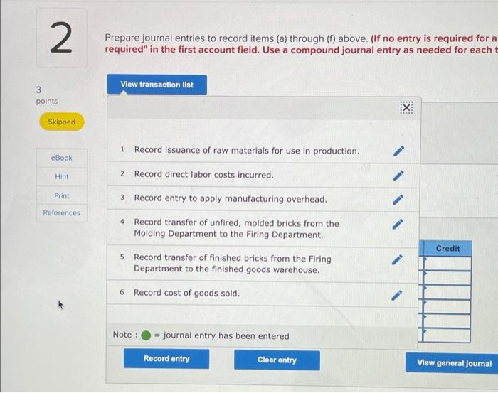 Solved 2 Exercise 4-1 (Static) Process Costing Journal | Chegg.com