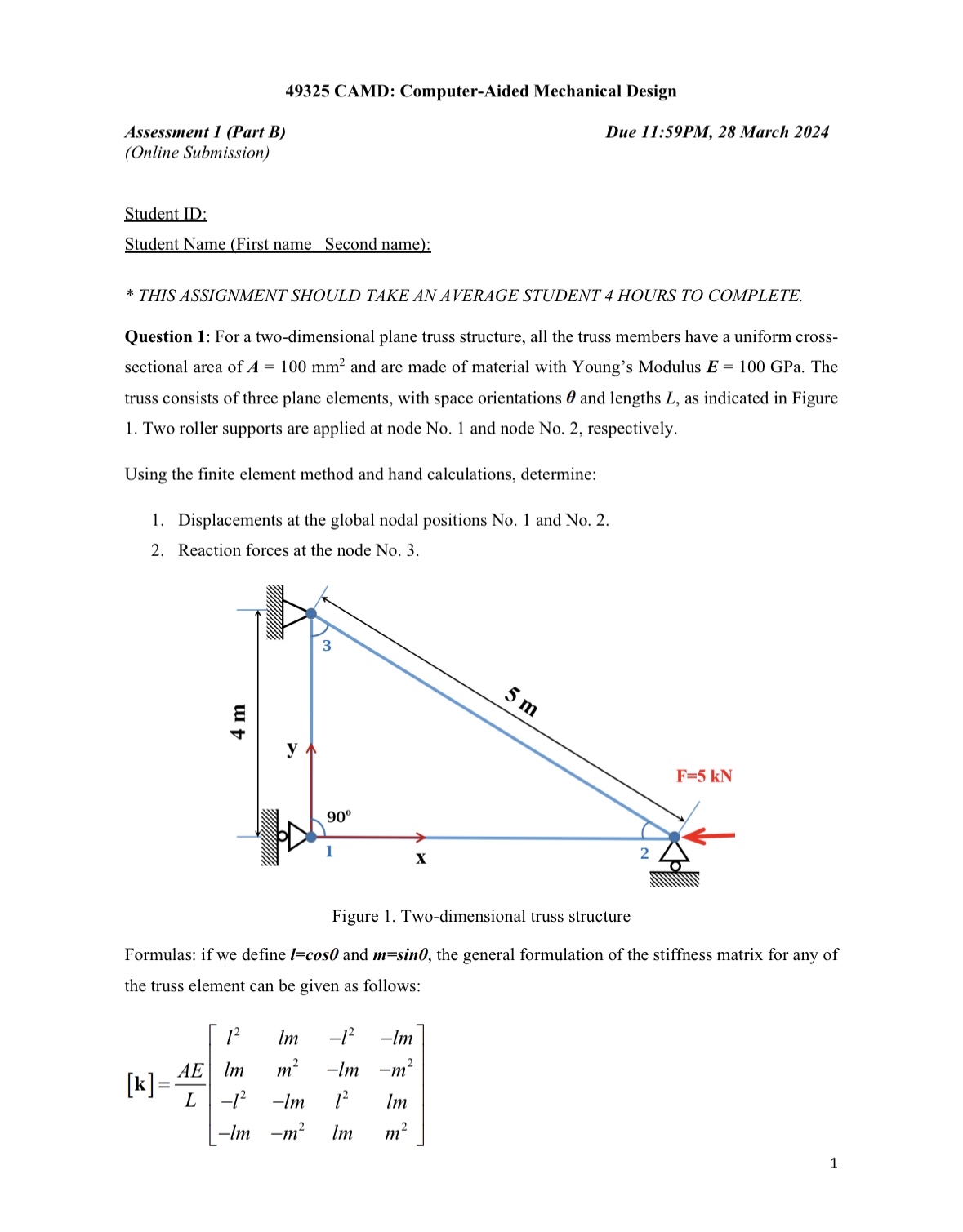 Solved 49325 ﻿CAMD: Computer-Aided Mechanical | Chegg.com