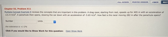 Solved FULL SCREEN PRINTER VERSION 4 BACK NEXT Chapter 02, | Chegg.com