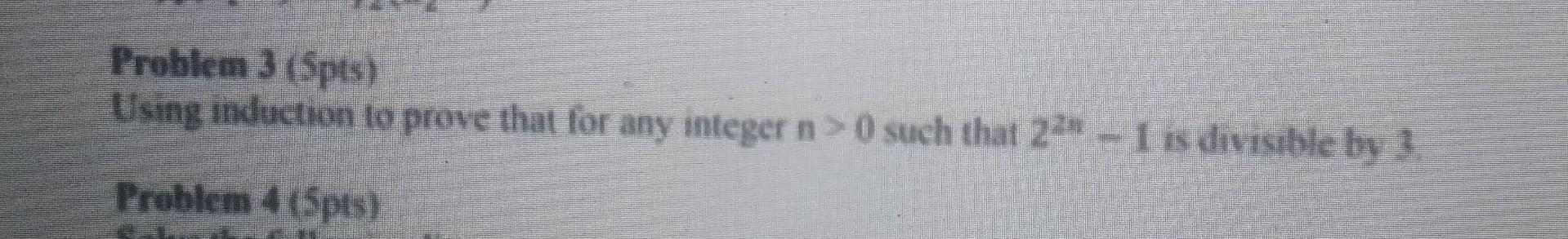 Solved Problem 3 (Spts) Using induction to prove that for | Chegg.com Solved Problem 3 (Spts) Using induction to prove that for | Chegg.com