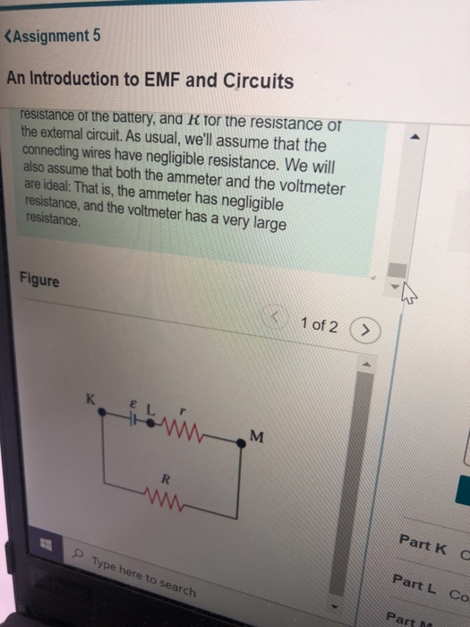 Solved: An Introduction To EMF And Circuits Ammeter And Vo... | Chegg.com