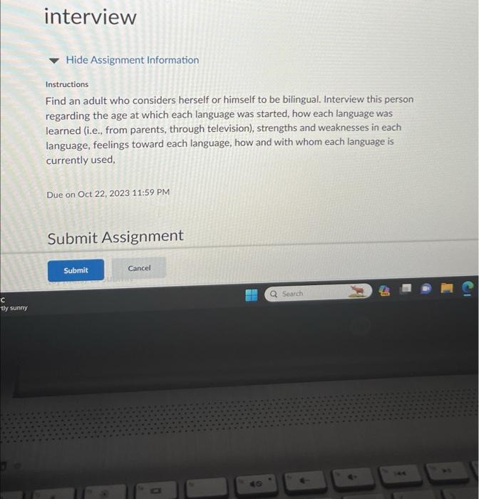 Hide Assignment Information Instructions Find an | Chegg.com