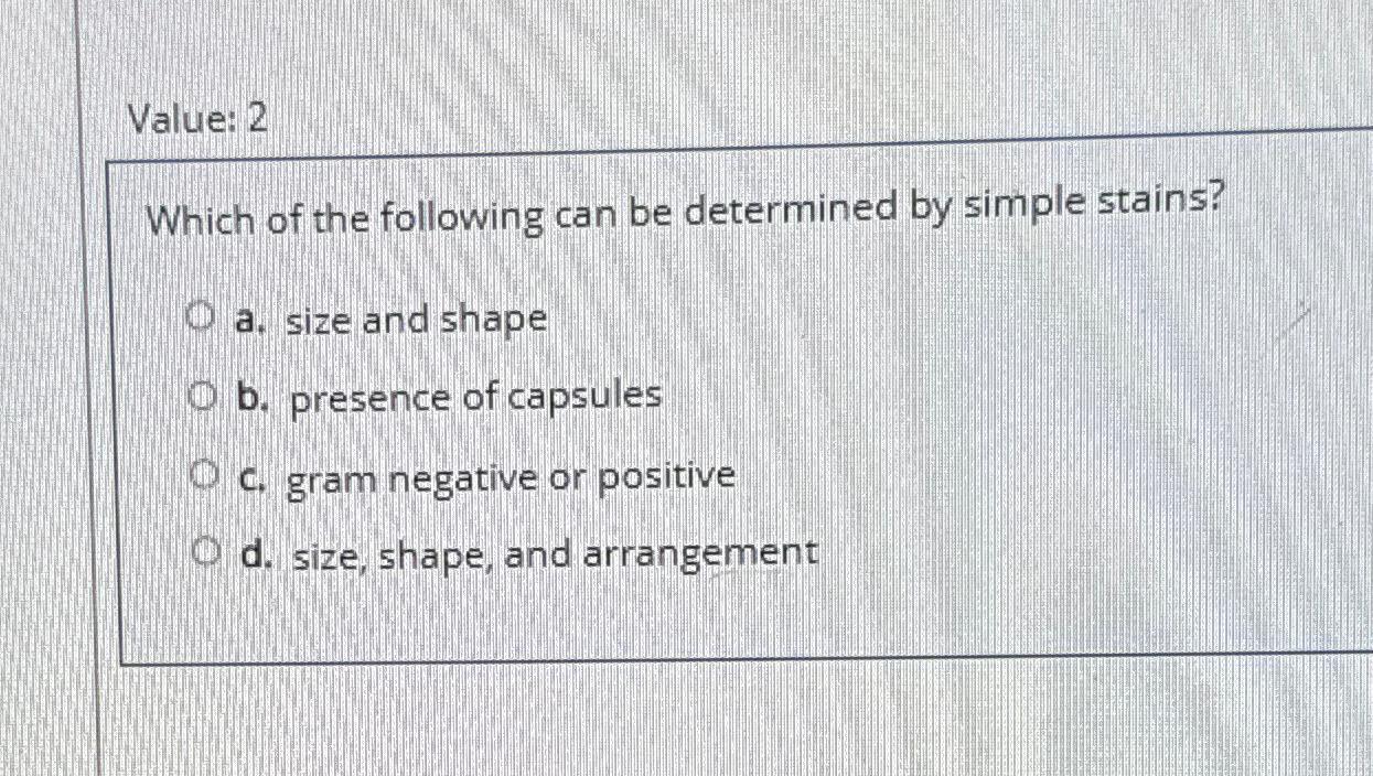 Solved Value: 2Which of the following can be determined by | Chegg.com Solved Value: 2Which of the following can be determined by | Chegg.com