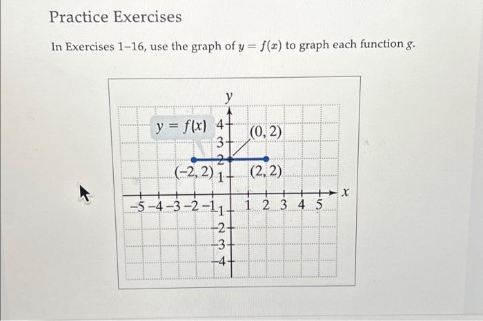 Solved Practice Exercises In Exercises 1-16, use the graph | Chegg.com