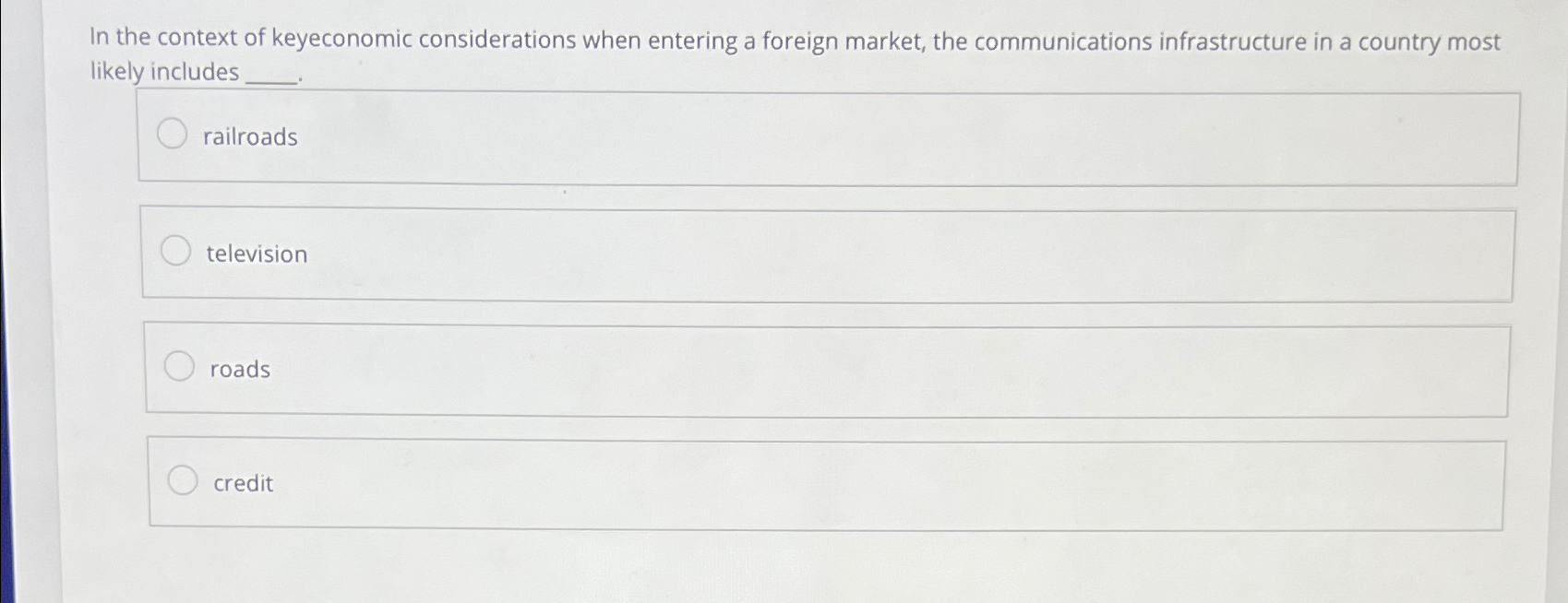 Solved In the context of keyeconomic considerations when | Chegg.com