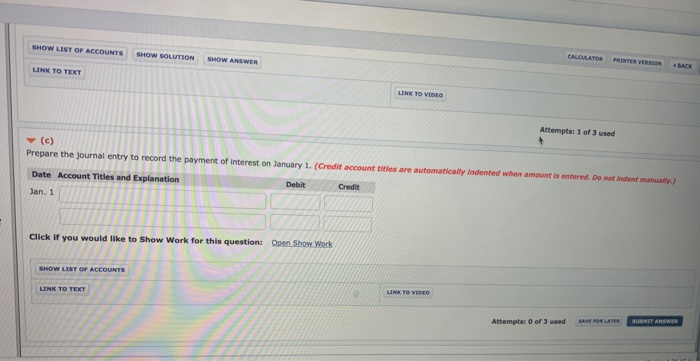 Solved Exercise 10-13 (Part Level Submission) On January 1, | Chegg.com