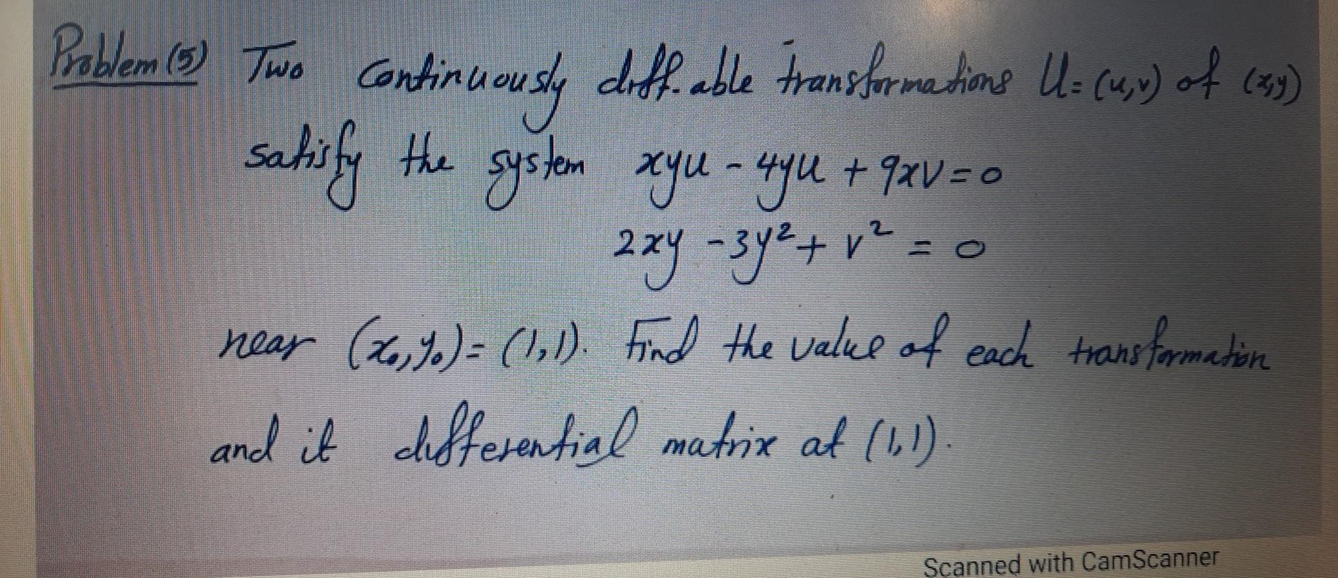 Solved Boblem W Two continuously deth cable transformations | Chegg.com