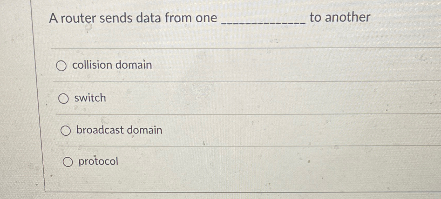 Solved A router sends data from one. to anothercollision | Chegg.com