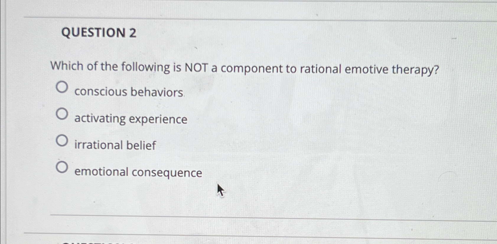 Solved QUESTION 2Which of the following is NOT a component | Chegg.com