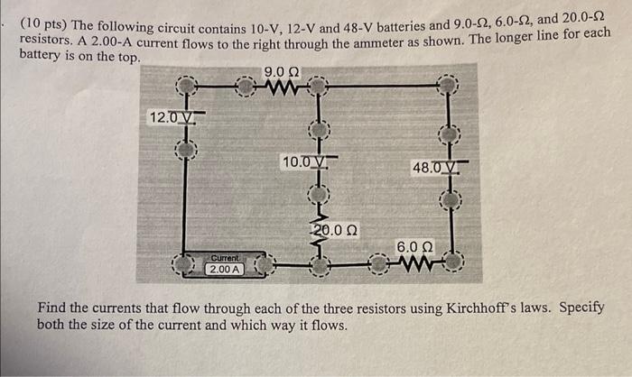 Solved A Calculate The Equivalent Resistance Of The