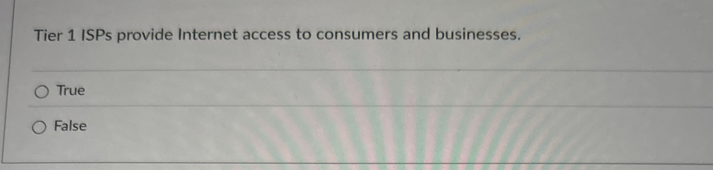 Solved Tier 1 ﻿ISPs provide Internet access to consumers and | Chegg.com
