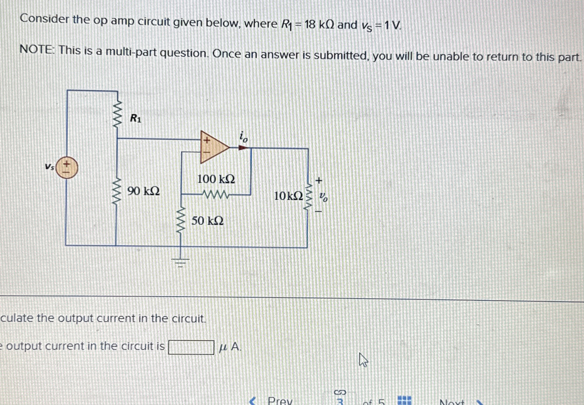 Solved Consider the op amp circuit given below, where | Chegg.com