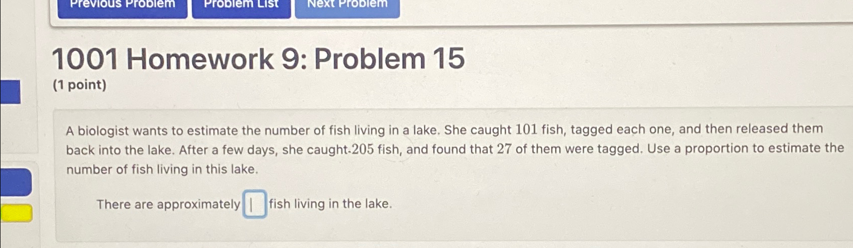 Solved Previous Problem1001 Homework 9: Problem 15(1 | Chegg.com Solved Previous Problem1001 Homework 9: Problem 15(1 | Chegg.com