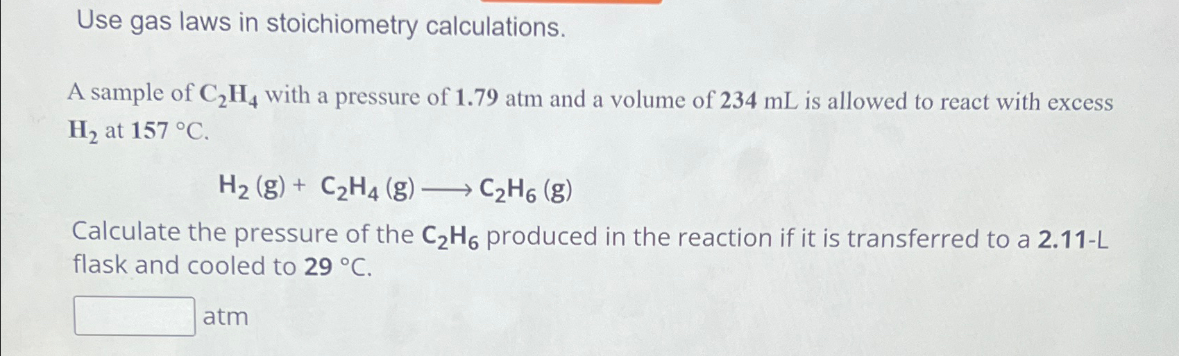 Solved Use gas laws in stoichiometry calculations.A sample | Chegg.com
