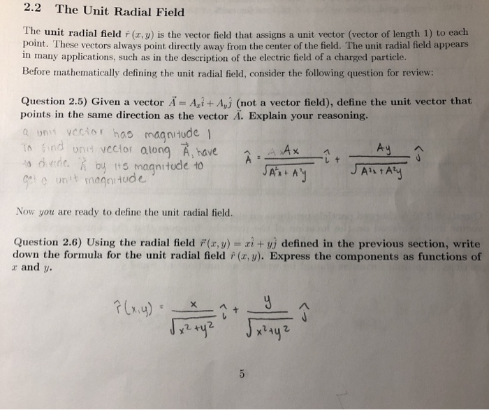 Solved: Given Information From Section 2.2, How Would I An... | Chegg.com
