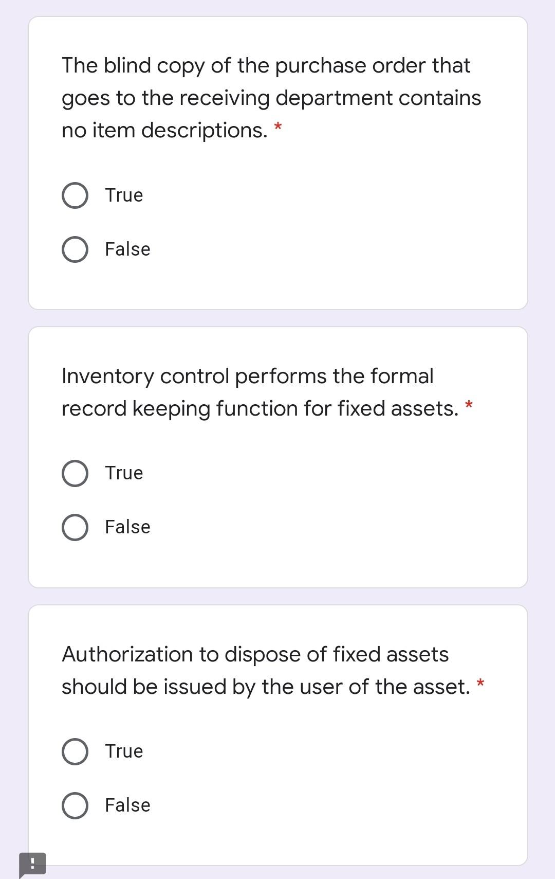 Solved The blind copy of the purchase order that goes to the | Chegg.com