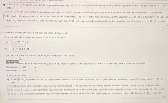 Solved Do not reject H0. We cannot conclude that the | Chegg.com