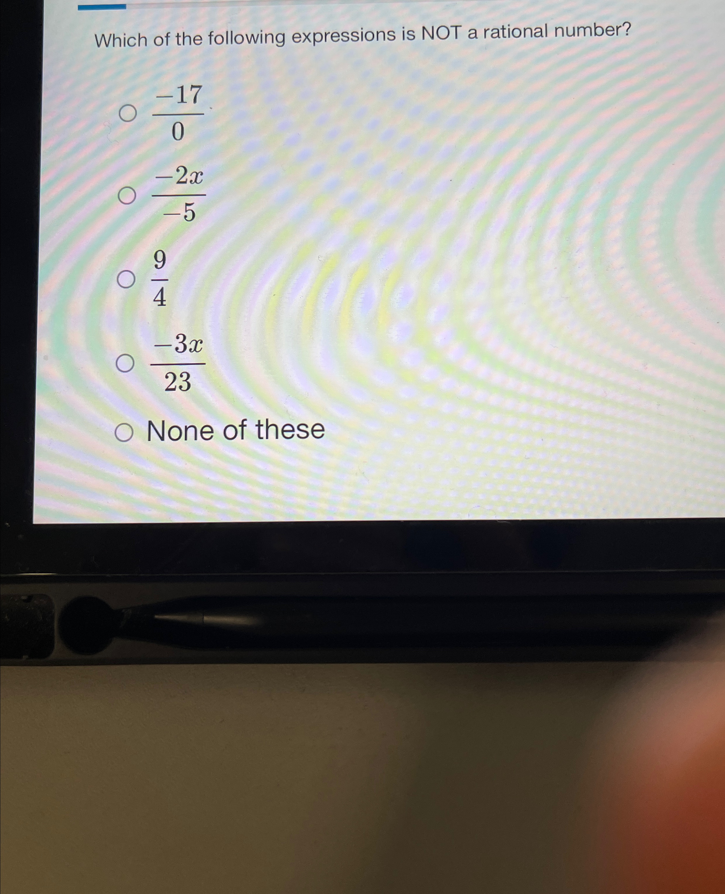 Solved Which of the following expressions is NOT a rational | Chegg.com