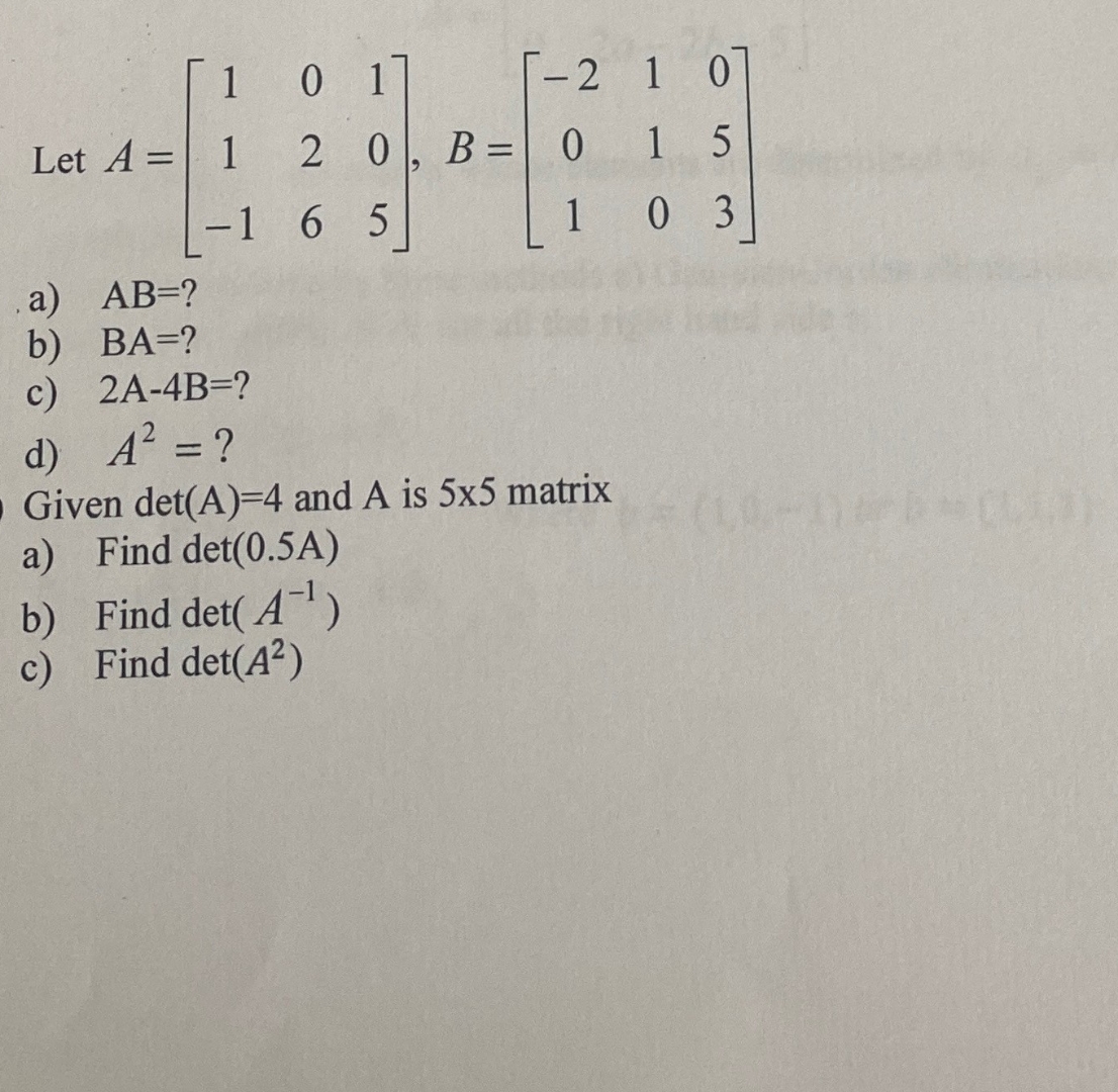 Solved Please solve this with step by step solution. Let | Chegg.com