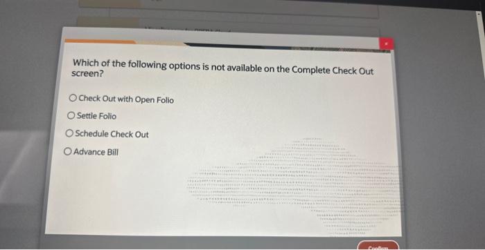 Solved Which of the following options is not available on | Chegg.com