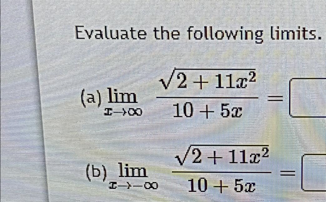 Solved Evaluate the following | Chegg.com