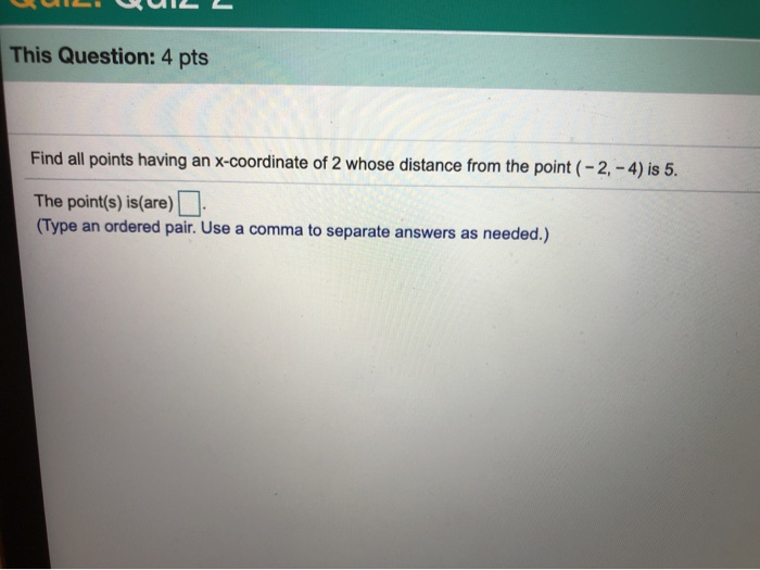 Solved This Question: 4 pts Find all points having an | Chegg.com