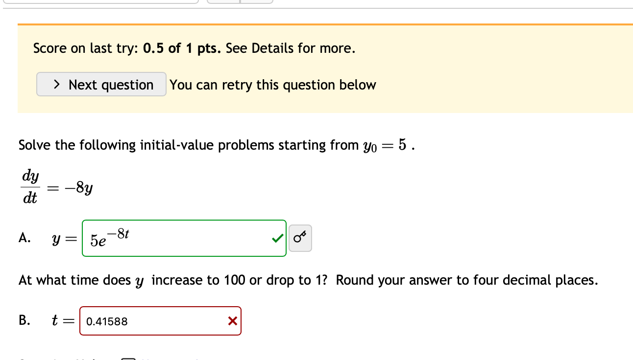 Solved Solve the following initial-value problems starting | Chegg.com