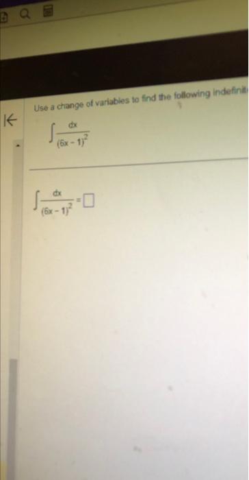 Solved Use a change of variables to find the following | Chegg.com