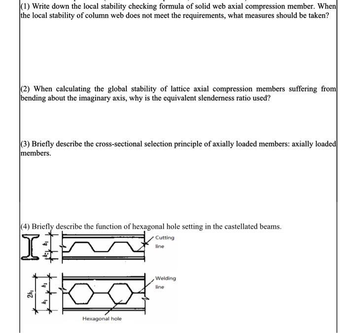 Solved (1) Write down the local stability checking formula | Chegg.com