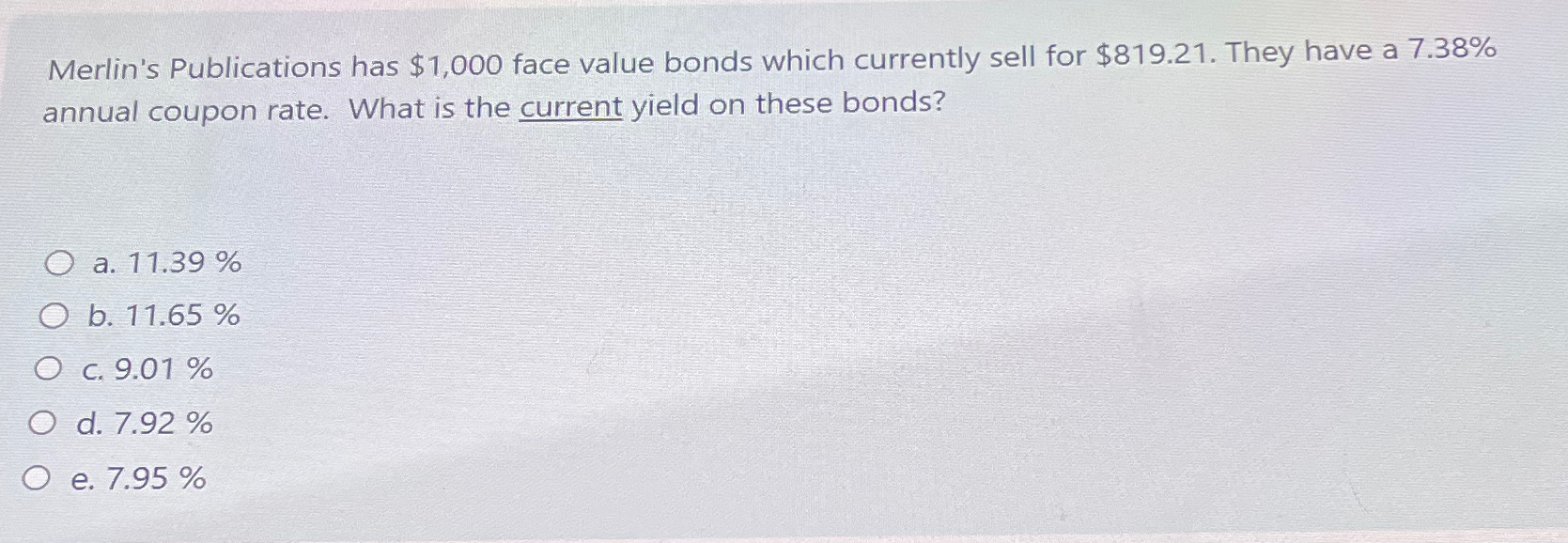 Solved Merlin's Publications has $1,000 ﻿face value bonds | Chegg.com