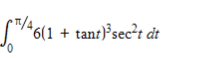 Solved 11/6(1 + tant)`sect dt | Chegg.com