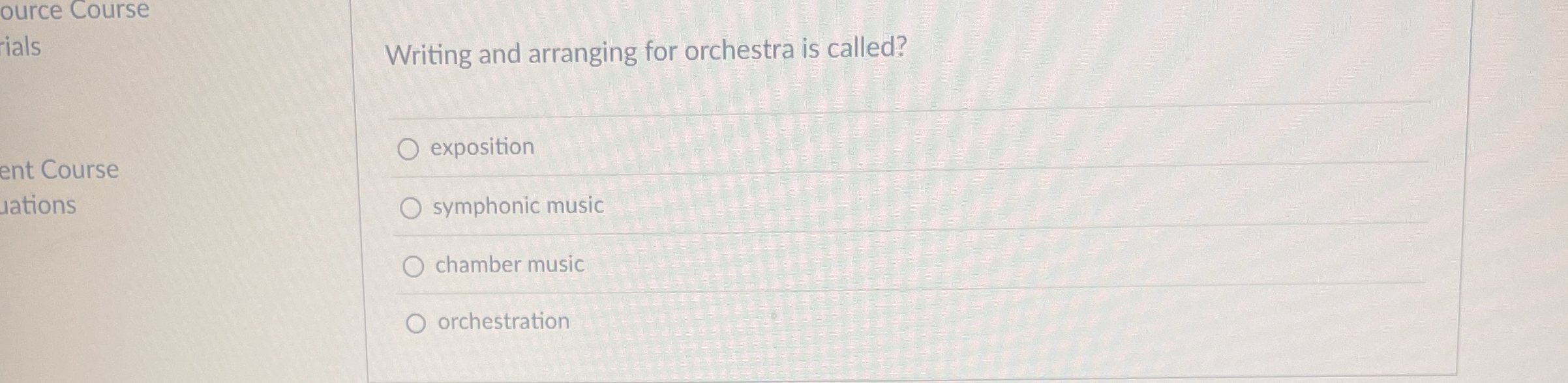 Solved Writing and arranging for orchestra is | Chegg.com