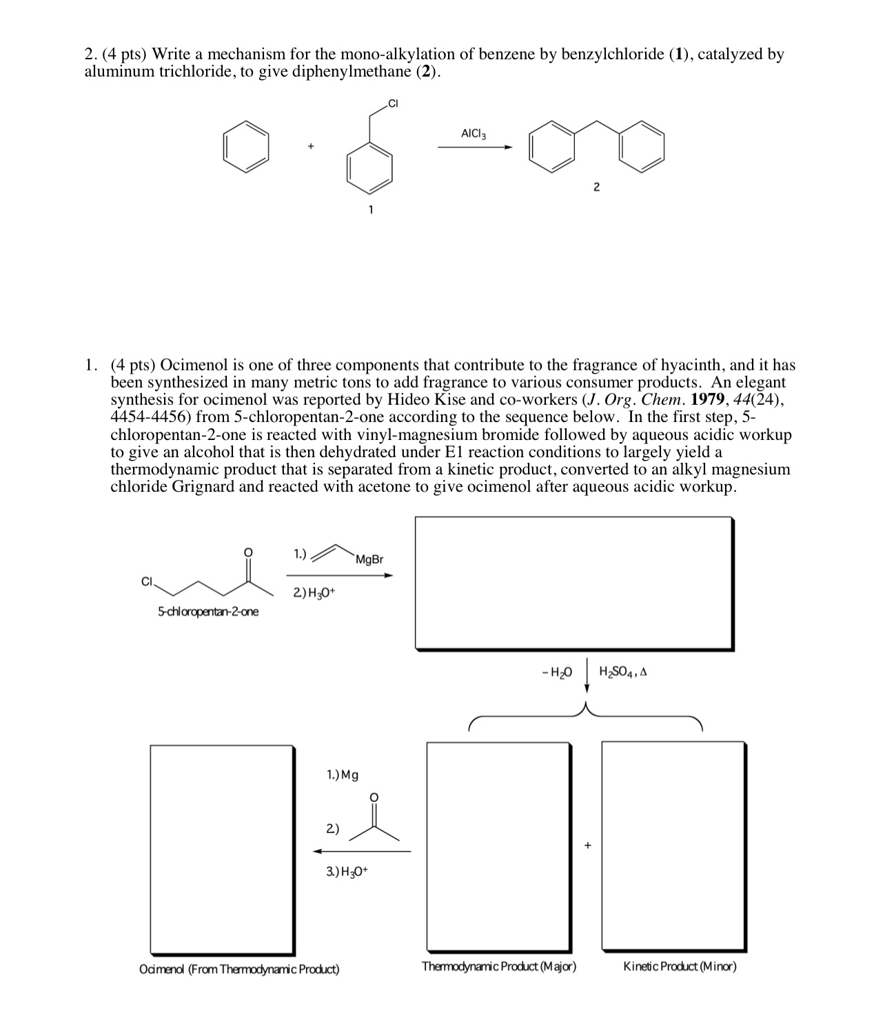 Solved (4 pts) Write a mechanism for the mono-alkylation of | Chegg.com