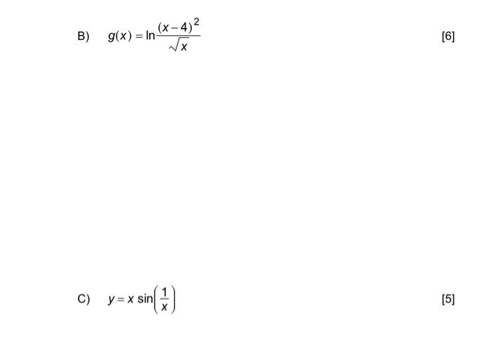 Solved 11. Differentiate each function and simplify: A) | Chegg.com