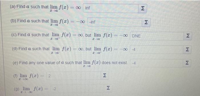 Solved (1 point) Given the graph of f(x) below, find the | Chegg.com