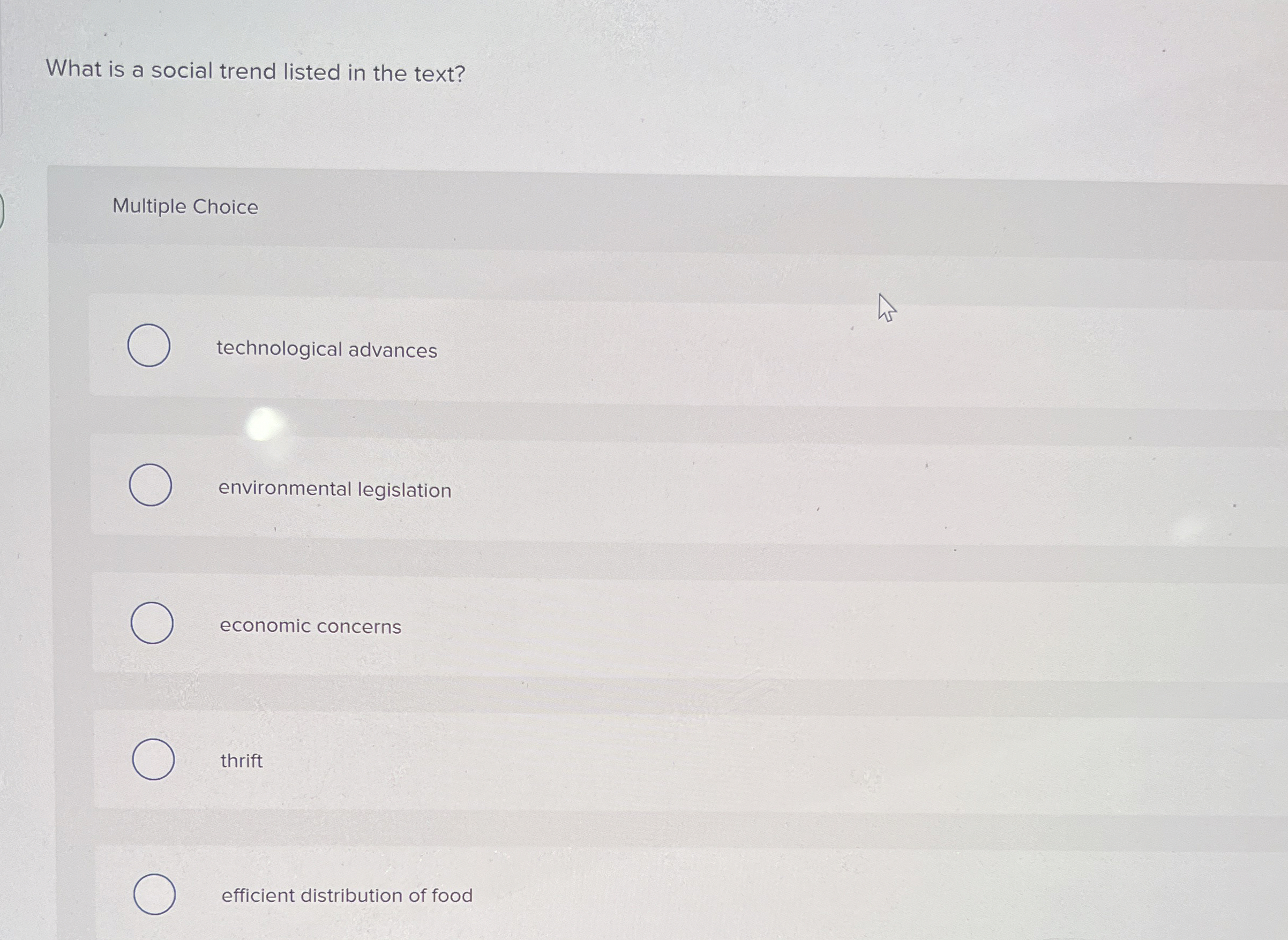 Solved What is a social trend listed in the text?Multiple | Chegg.com