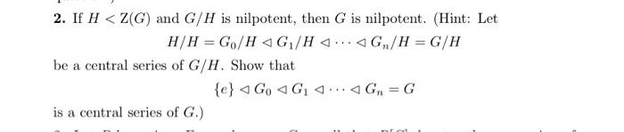 Solved 2. If H | Chegg.com