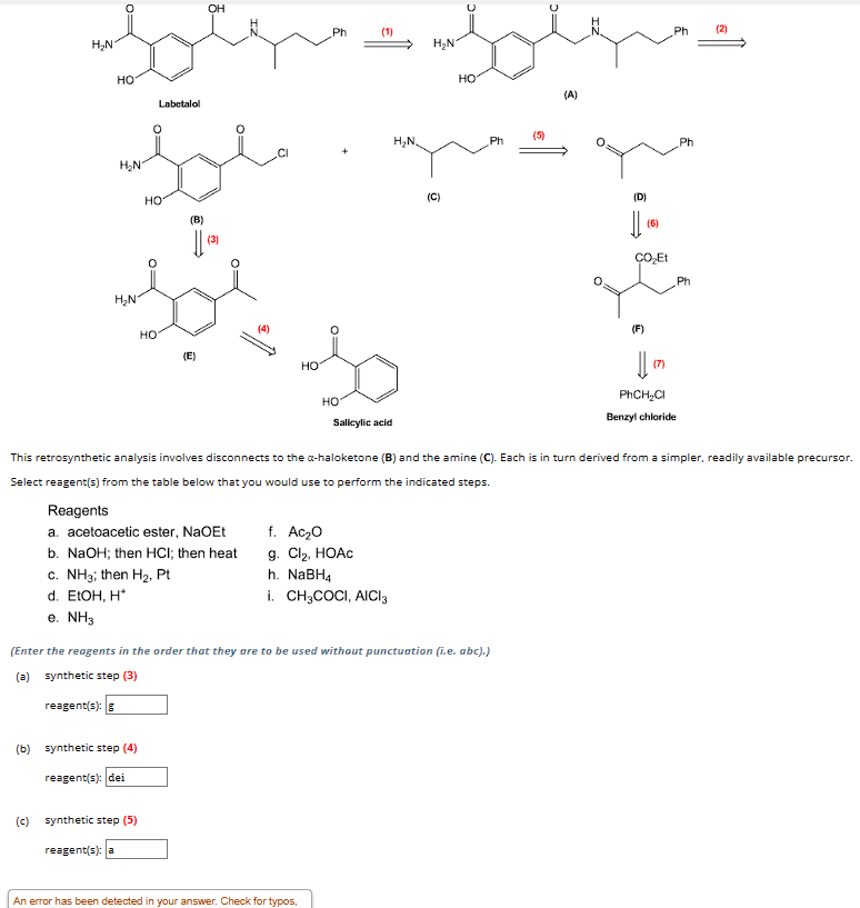 Solved This retrosynthetic analysis involves disconnects to | Chegg.com