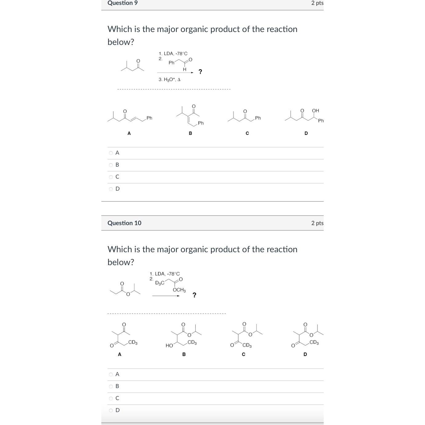 Solved Question 92 ptsWhich is the major organic product of | Chegg.com Solved Question 92 ptsWhich is the major organic product of | Chegg.com
