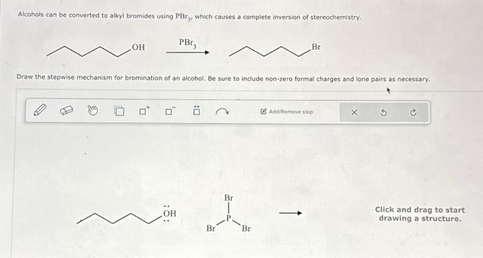 Solved Using curved arrows, draw the complete stepwise | Chegg.com