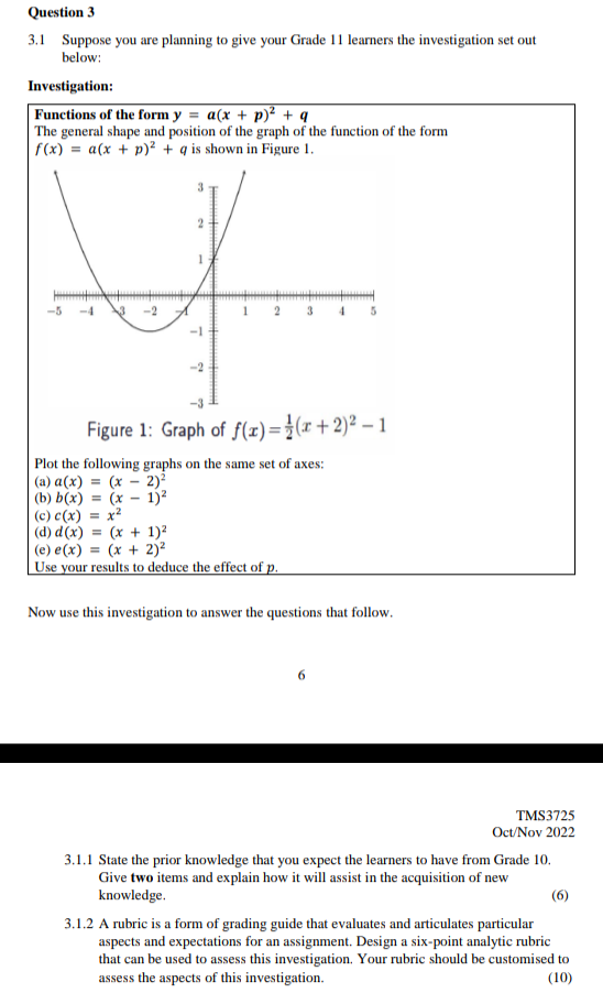 Solved 3.1 Suppose you are planning to give your Grade 11 | Chegg.com