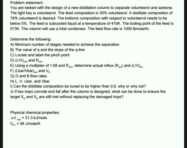 Solved Problem statement You are tasked with the design of a | Chegg.com