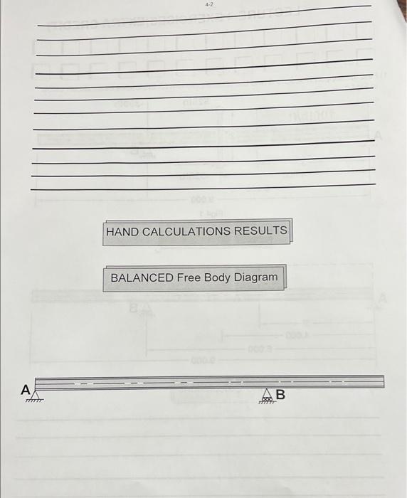 Solved 1) Find the support reactions A and Bat static | Chegg.com