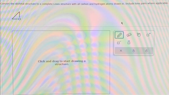 Solved Convert the skeletal structure to a complete Lewis | Chegg.com